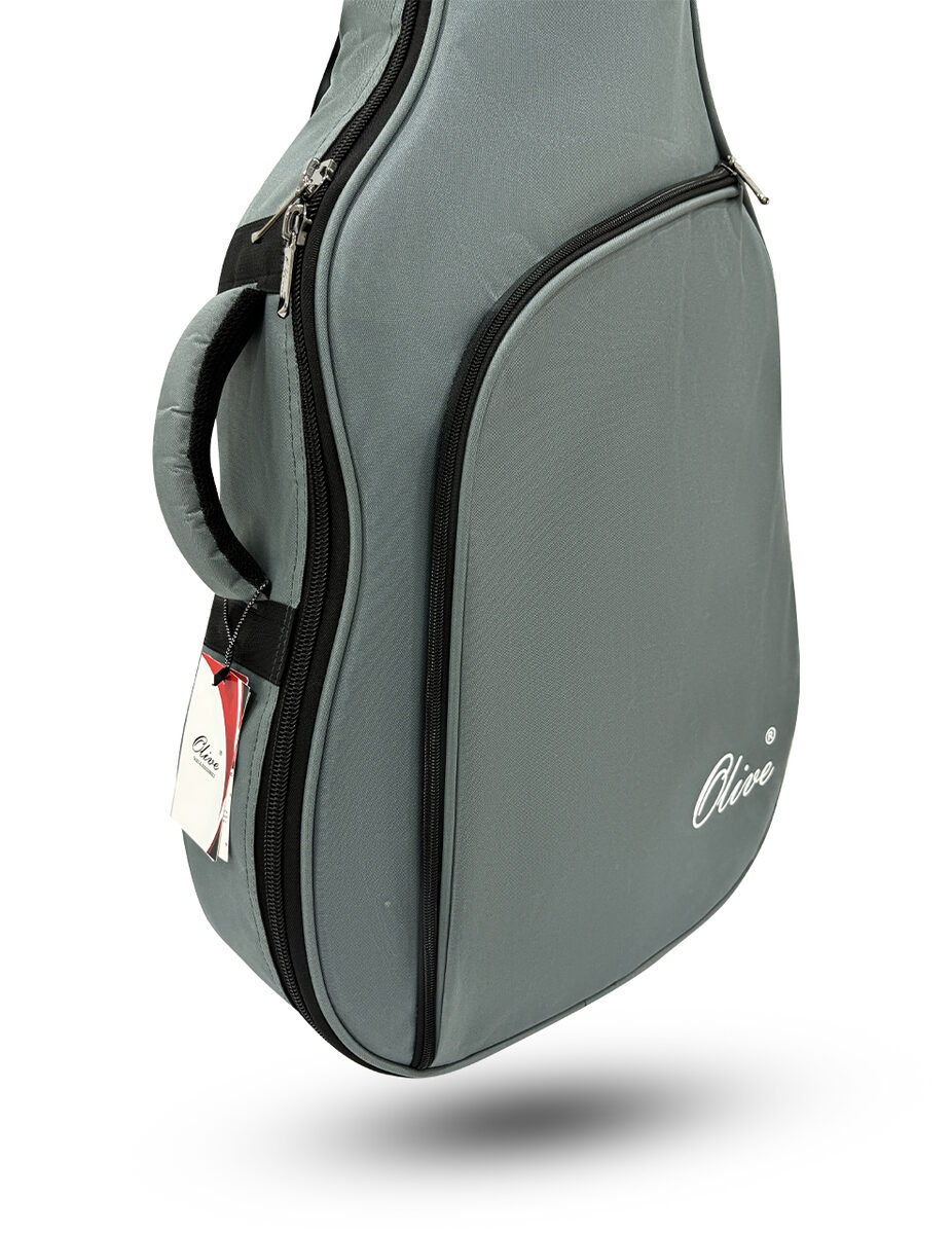 Acoustic Guitar Instrument Bag with 15mm Padding | Olive Cases